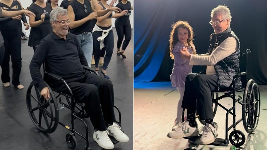 Carlinhos de Jesus: bailarino explica uso de muleta e cadeira de rodas