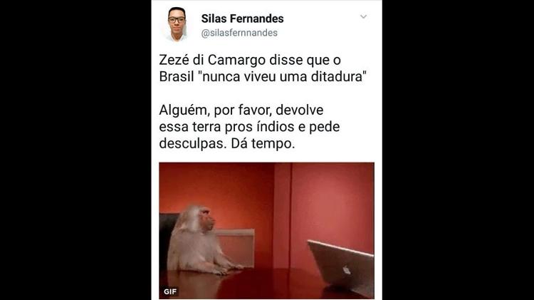 Zezé mostra que não conhece a história do Brasil e internautas não ...