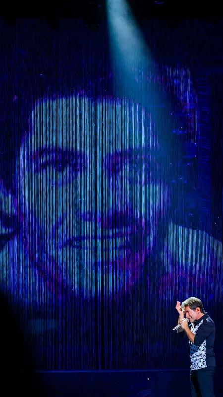 Daniel canta com filha de João Paulo em gravação de DVD