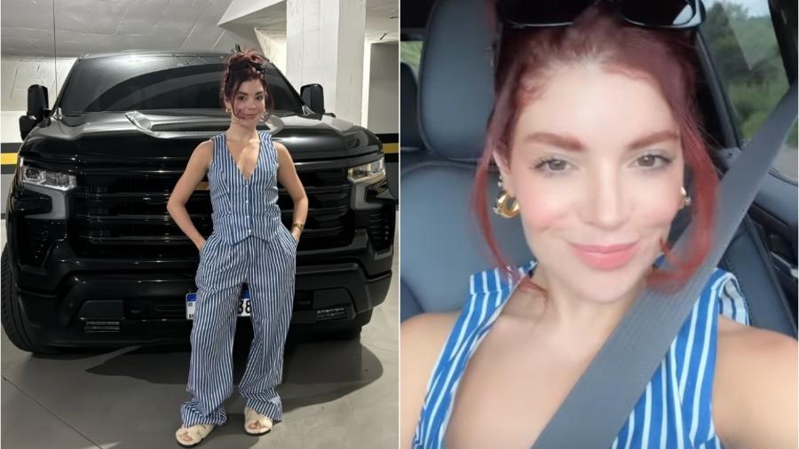 Gkay mostra detalhes de carro avaliado em R$ 302 mil