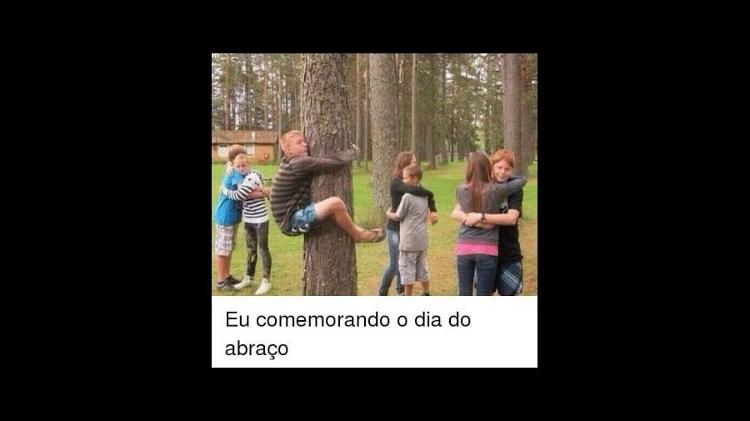 Dia do Abraço - BOL Memes