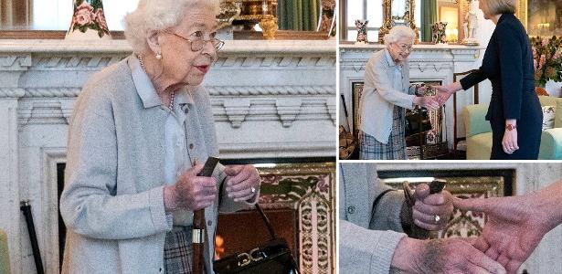 Rainha Elizabeth surge com mão 'ferida' em evento