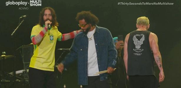 Jared Leto põe Marcelo do Flu para tocar com Thirty Seconds to Mars