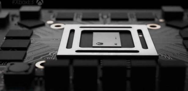 Microsoft mostra o chip do Xbox One Scorpio - 31/05/2017 - UOL Start