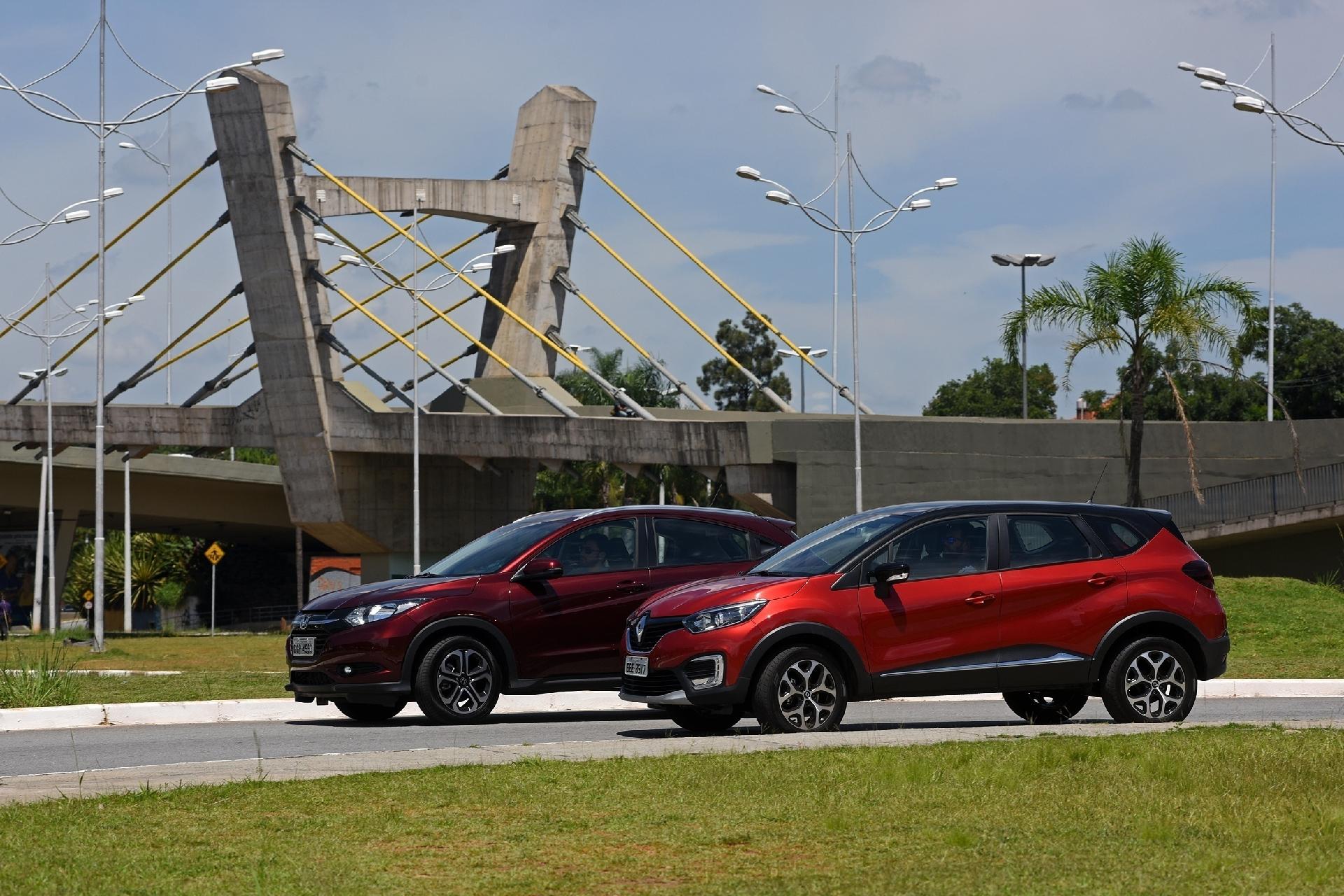 Honda HR-V e Renault Captur mostram por que SUVs gostam tanto do câmbio CVT