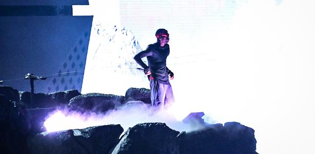 Travis Scott atrasa e reclama, mas leva ousadia ao Rock in Rio