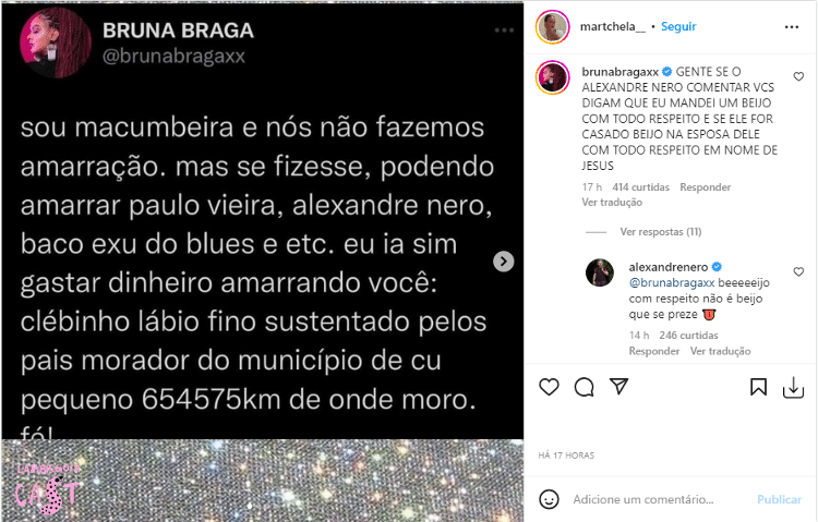 Alexandre Nero dá resposta ousada para fã que pediu beijo