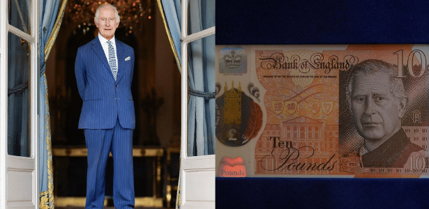 Rei Charles define como 'elegante' notas de libra com seu rosto; veja