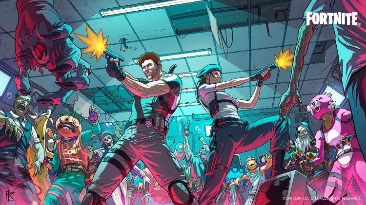 Fortnite: Resident Evil chega com skins, emotes e itens cosméticos
