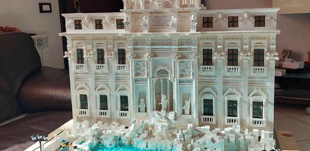 Italiano reproduz Fontana di Trevi com 20 mil peças de Lego - 06/11 ...