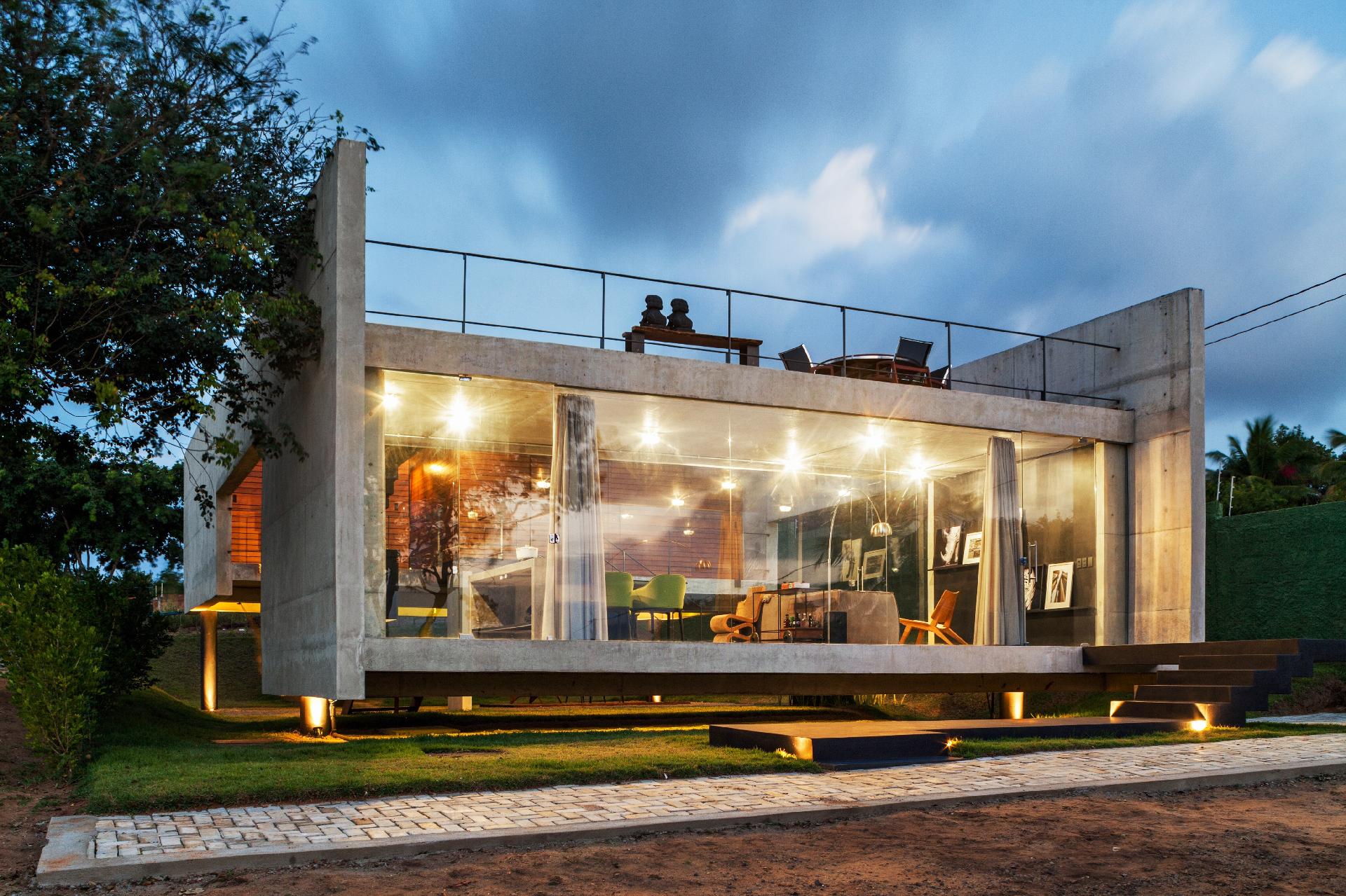 Fotos: Casa de praia no RN tem solário no teto para apreciar a paisagem ...