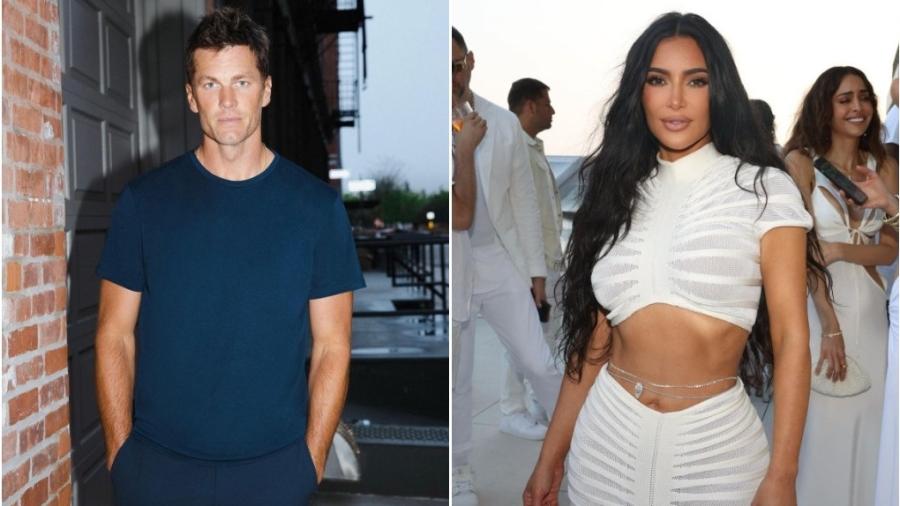 Kim Kardashian e Tom Brady teriam engatado romance após clima em festa