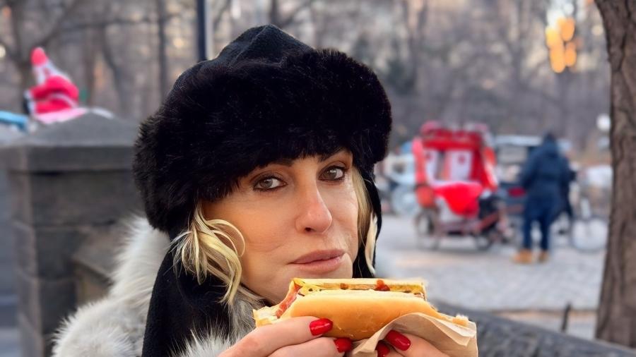 Ana Maria Braga diz quase congelar em frio de 1º C em Nova York