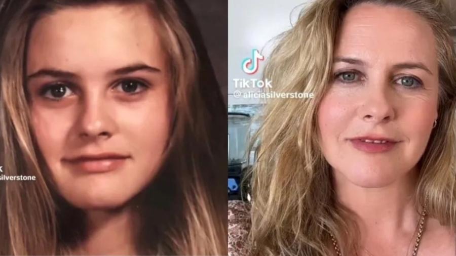 Alicia Silverstone entra em trend de 'antes e depois'