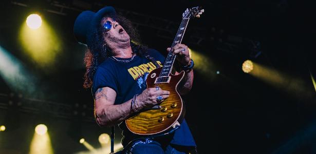 Na estreia da turnê brasileira, Slash toca só uma música do Guns
