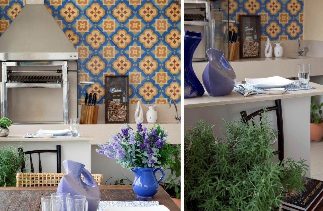 Fotos: Além da cozinha, azulejos coloridos são atração em ambientes ...