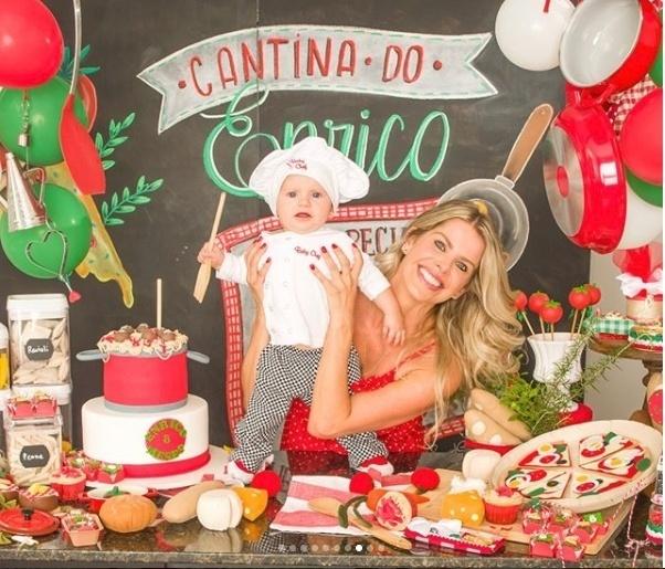 Enrico Bacchi completa 8 meses e vira "baby chef" de cozinha italiana ...