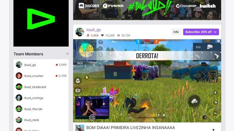 LOUD na Twitch: parceria pretende trazer "entretenimento novo"