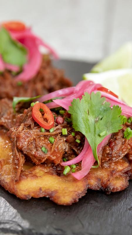 Receita de Patacón por Isa Scherer: ingredientes e como fazer