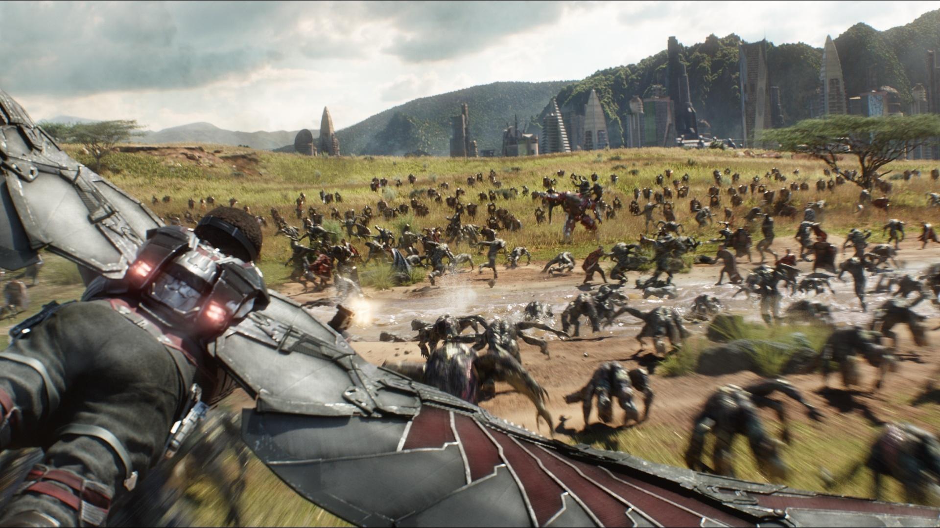 Heróis sofrem na mão de Thanos em trailer de "Vingadores: Guerra ...