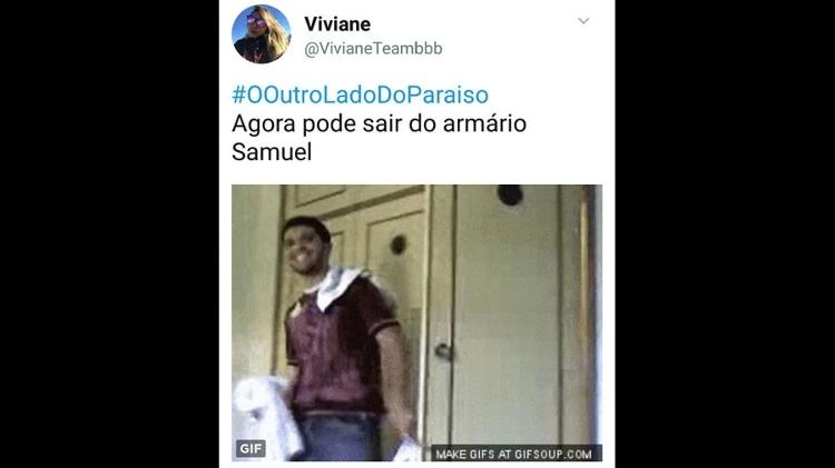 Flagra de Samuel em "O Outro Lado do Paraíso" rende muitos memes na web ...