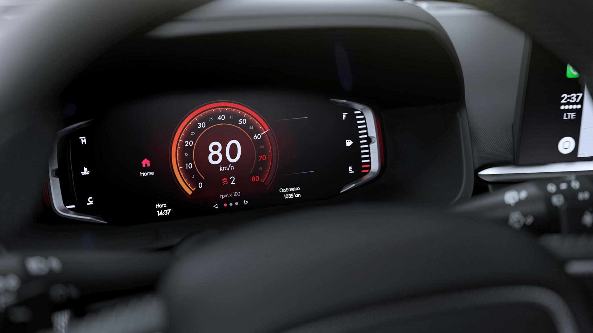 SUV Fiat Pulse tem interior revelado e terá componentes da picape Toro ...