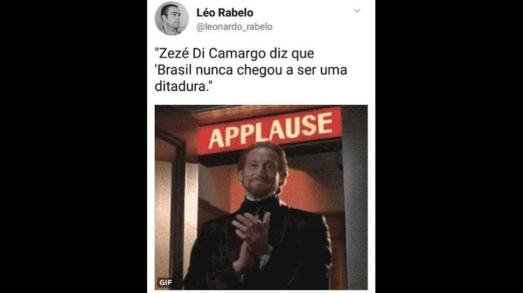 Zezé mostra que não conhece a história do Brasil e internautas não ...