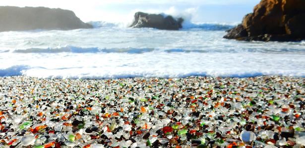 California's Glass Beach formed from dumped, smoothed waste | News ...