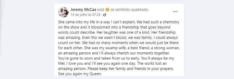 Participante de Largados e Pelados, Melanie Rauscher morre aos 35 anos