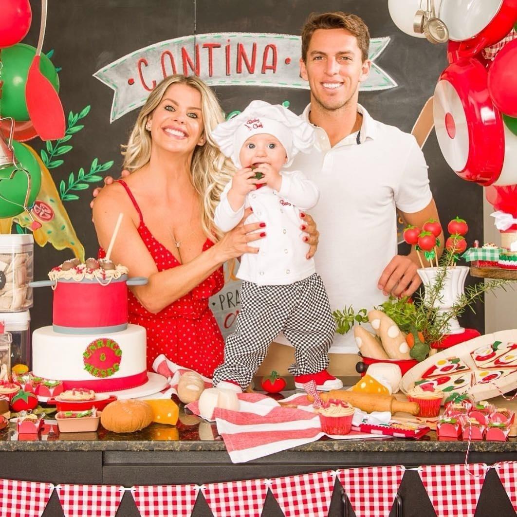 Enrico Bacchi completa 8 meses e vira "baby chef" de cozinha italiana ...
