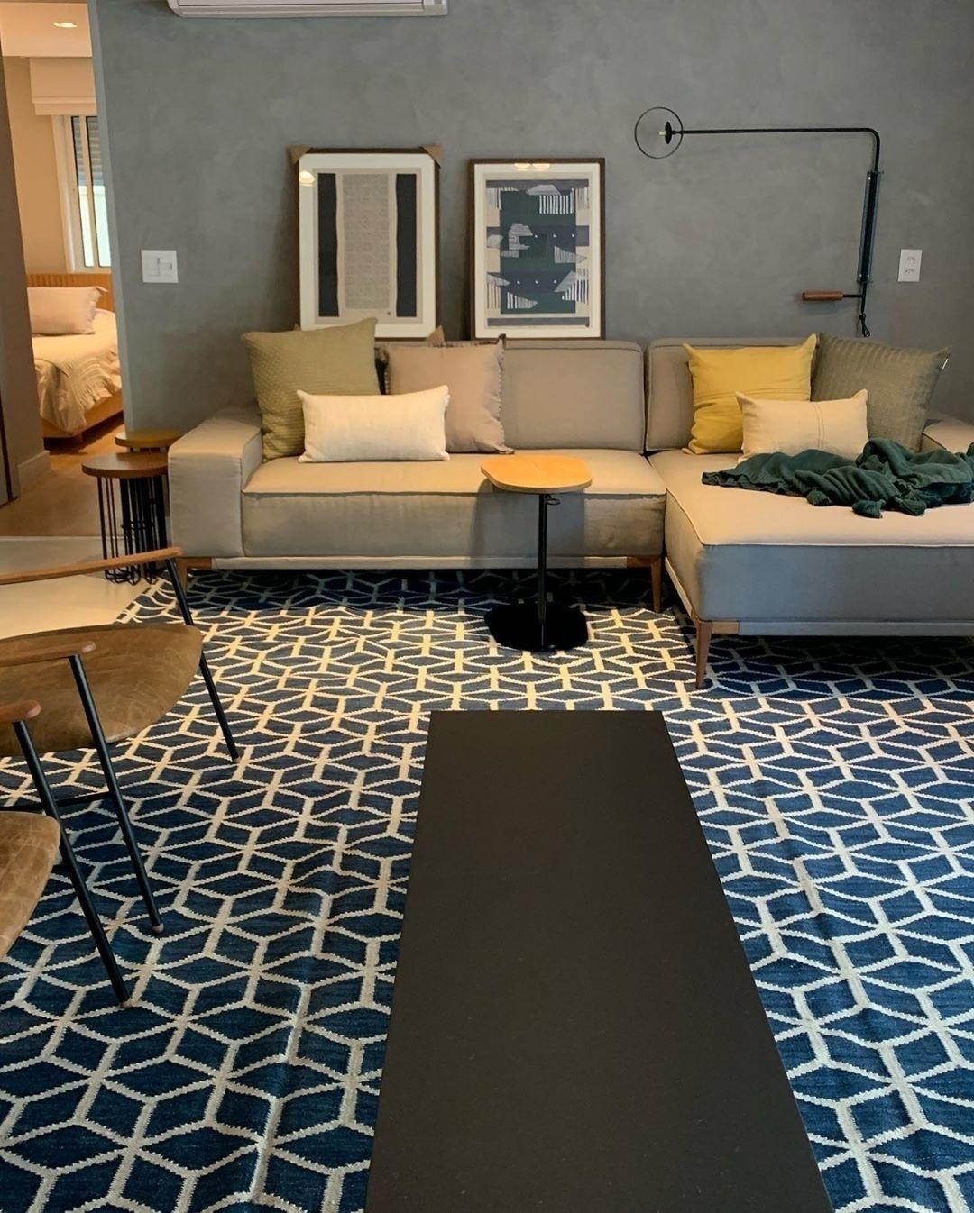 Fotos: Tapetes geométricos: inspire-se para deixar a sua decoração ...