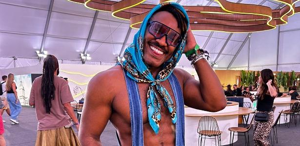 Rock in Rio: Ex-BBB Fred rebate crítica de André Marques por lenço