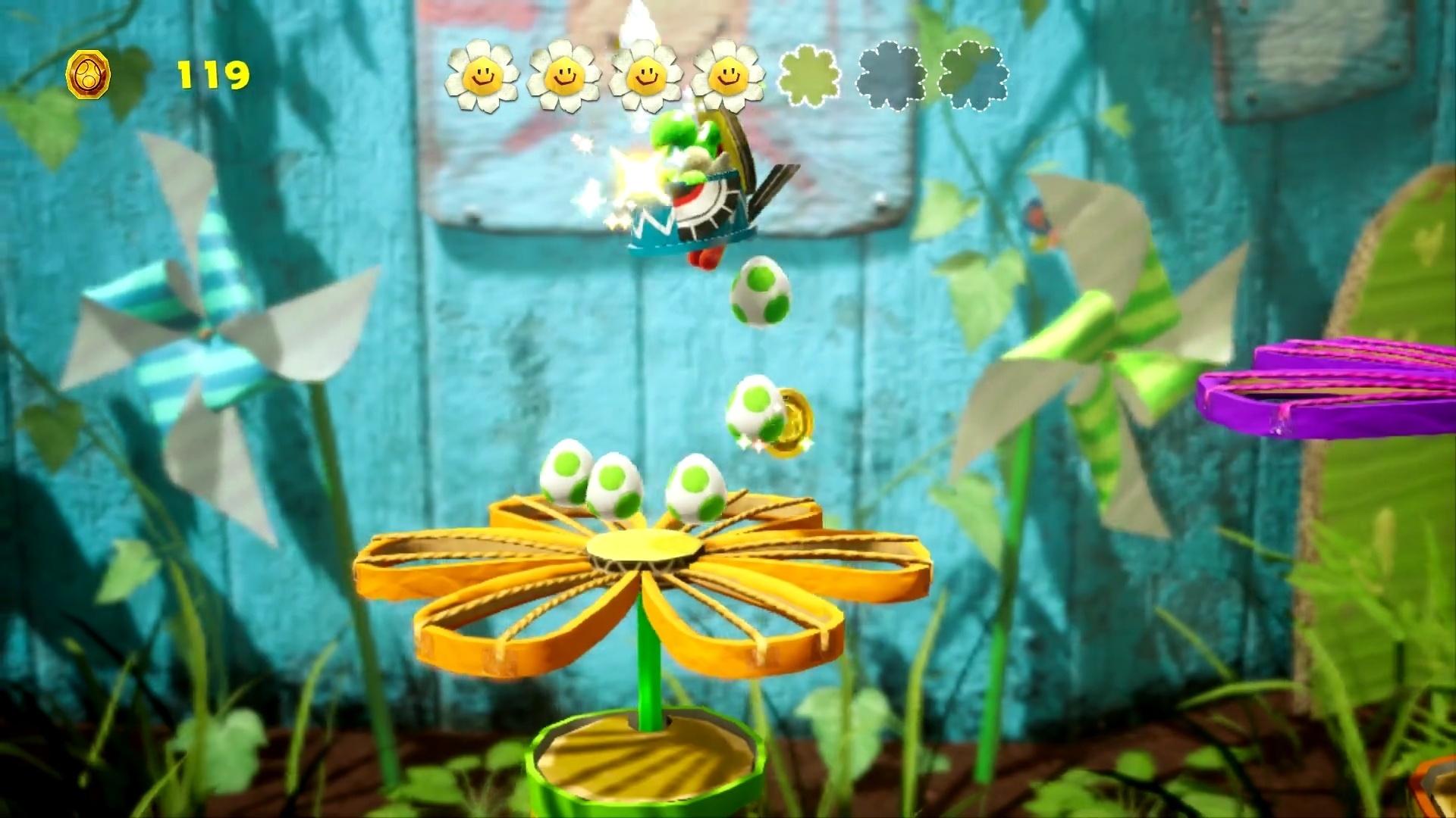 Fotos: "Yoshi's Crafted World" - Como conseguir todas as Smiley Flowers ...