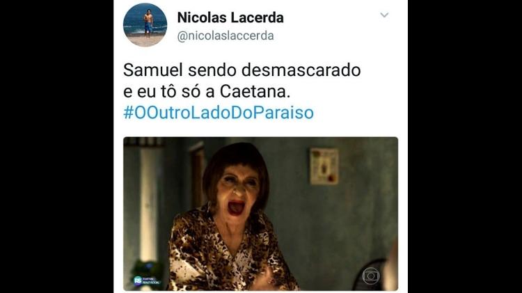 Flagra de Samuel em "O Outro Lado do Paraíso" rende muitos memes na web ...