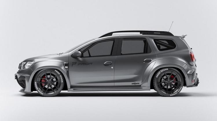 Duster ganha suspensão rebaixada e carroceria alargada com kit