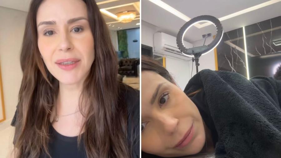 Após perder um dos filhos, Nadja Haddad tatua pés dos bebês gêmeos