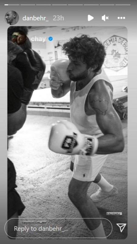 Chay e João Vicente lutam boxe em embate amistoso