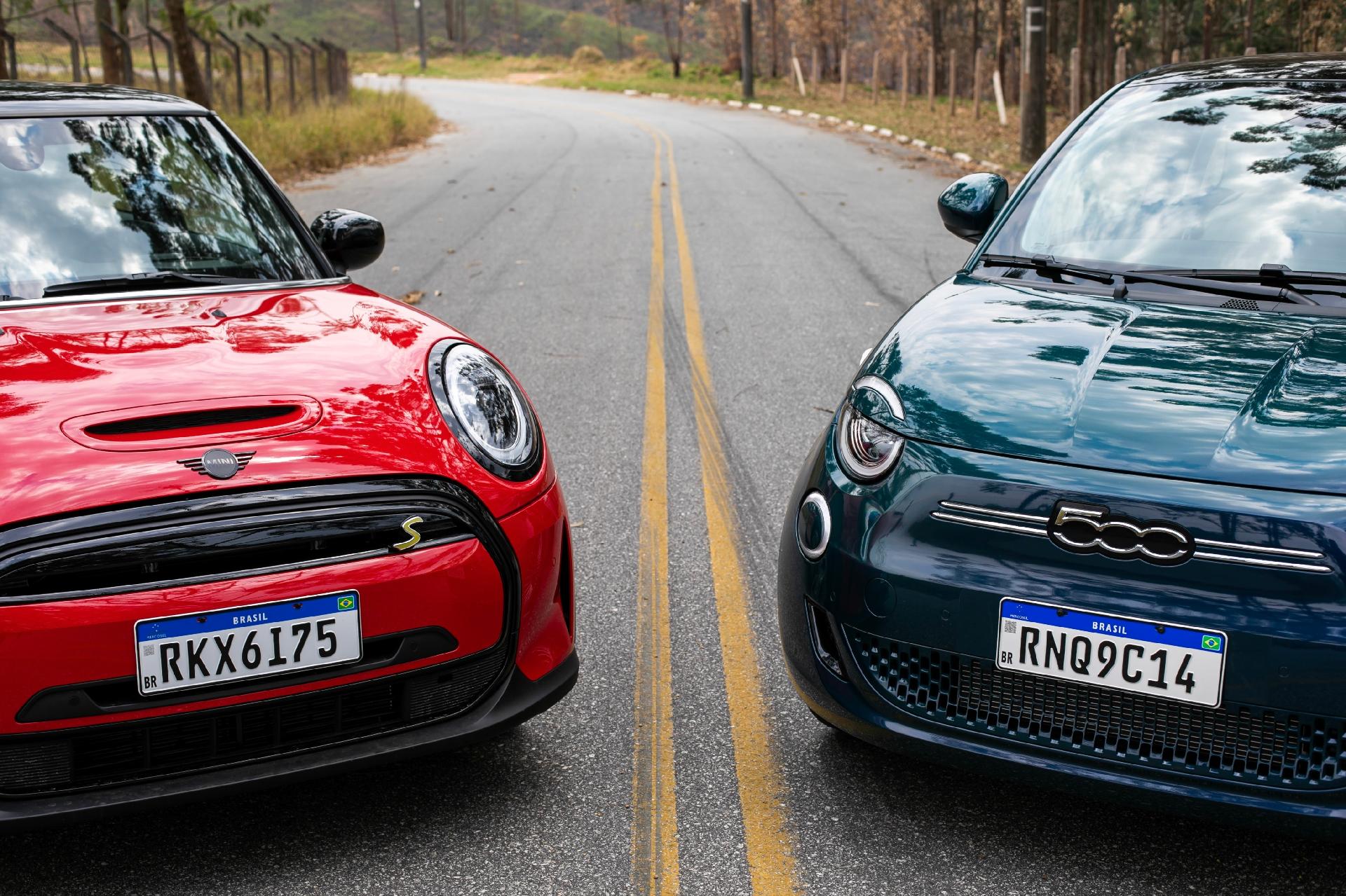 Fiat 500 e Mini Cooper: elétricos e retrôs a R$ 240 mil valem a pena?