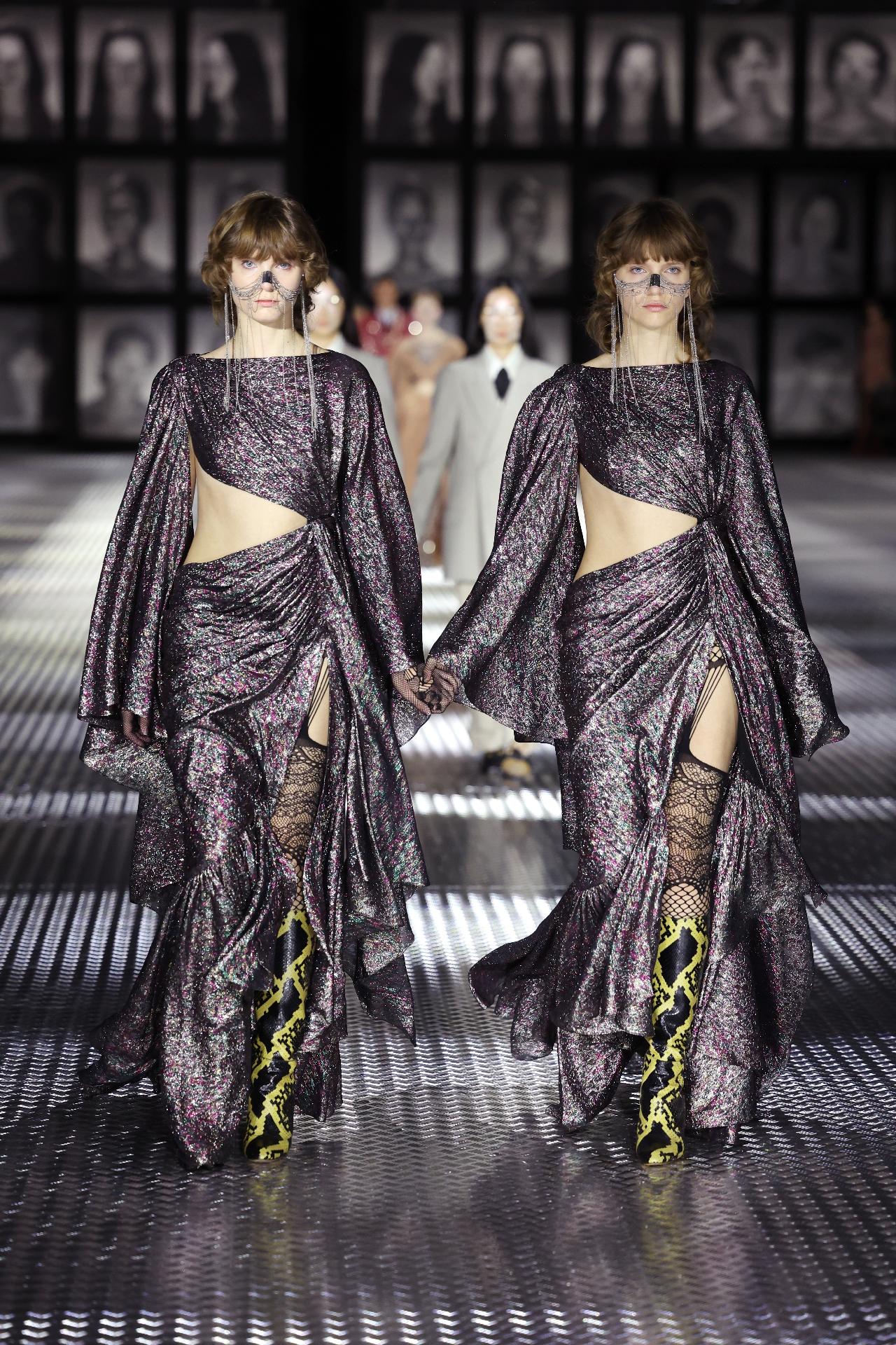 68 irmãos gêmeos e Gremlin: Gucci dá o que falar com desfile viral em ...