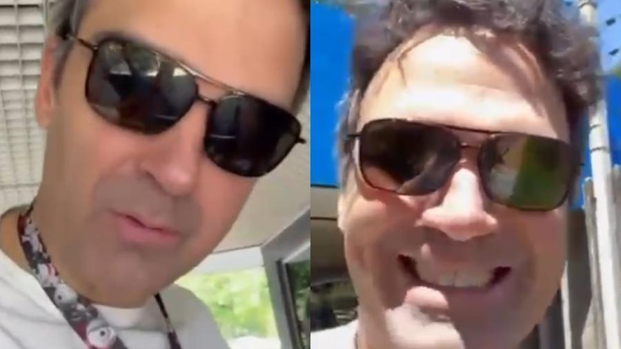 Tadeu Schmidt chega aos estúdios para abrir o BBB 26