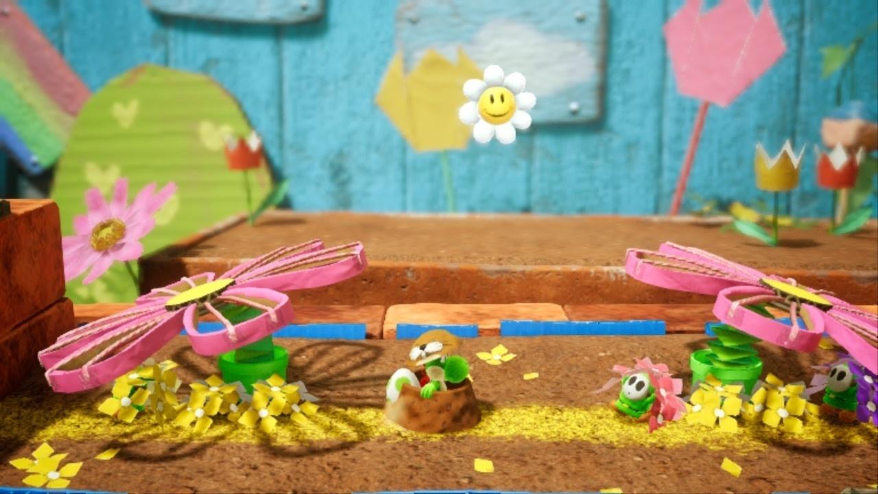 Fotos: "Yoshi's Crafted World" - Como conseguir todas as Smiley Flowers ...