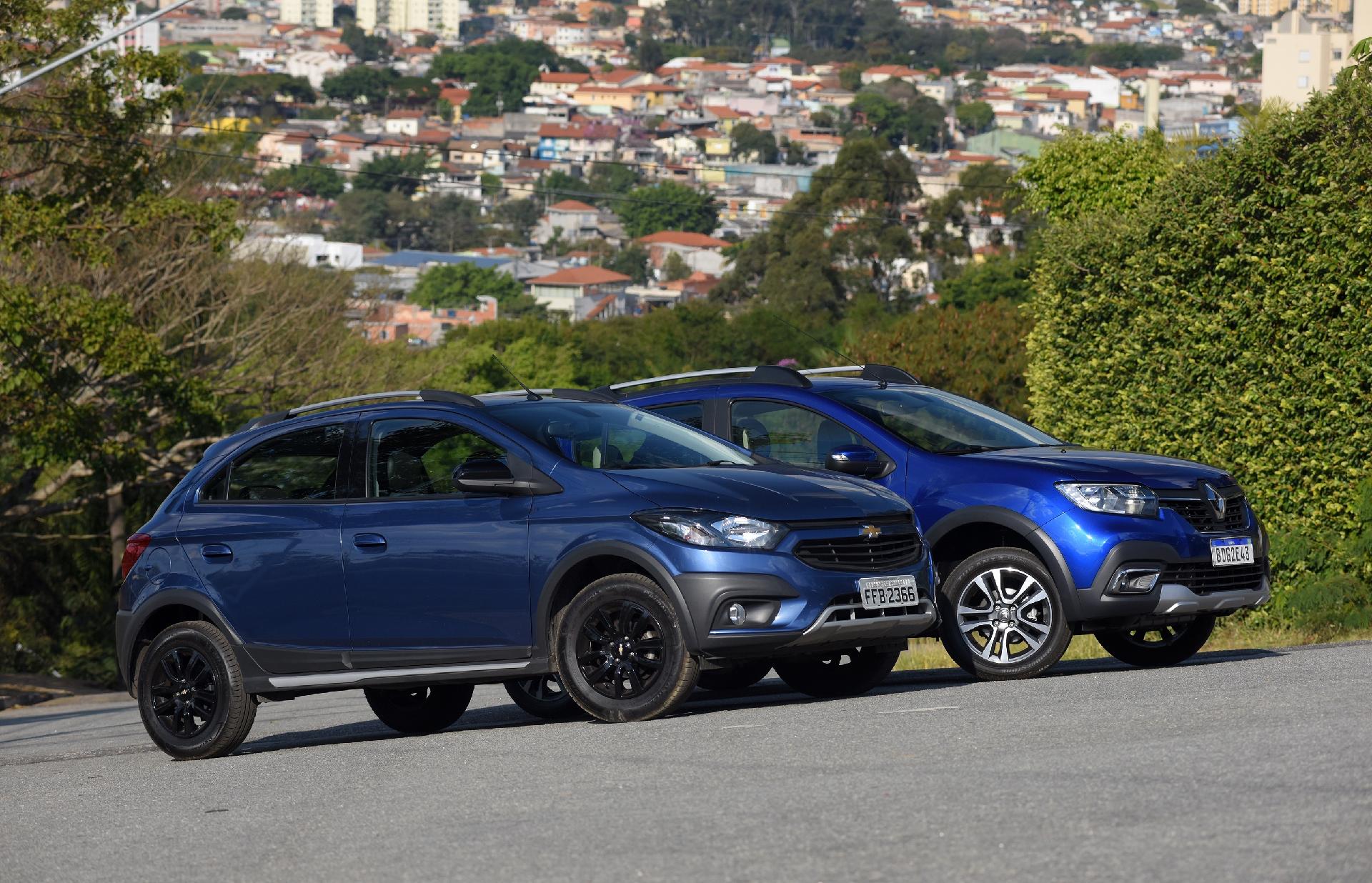 Duelo Chevrolet Onix x Renault Stepway