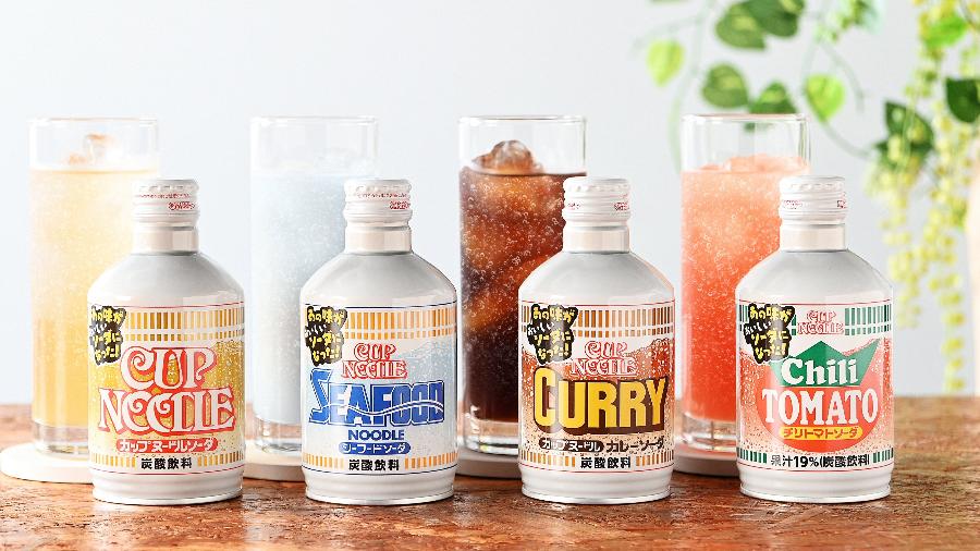 Marca lança refrigerante com gosto de macarrão instantâneo