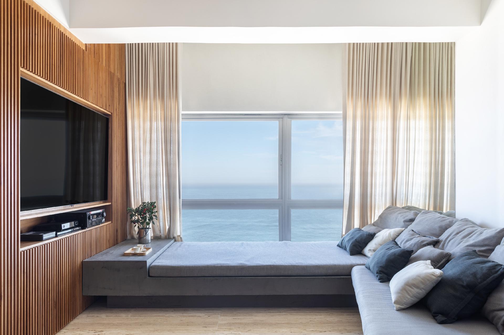 Fotos: Voltado para mar no Leblon, apê de 48 m² em forma de fatia de ...