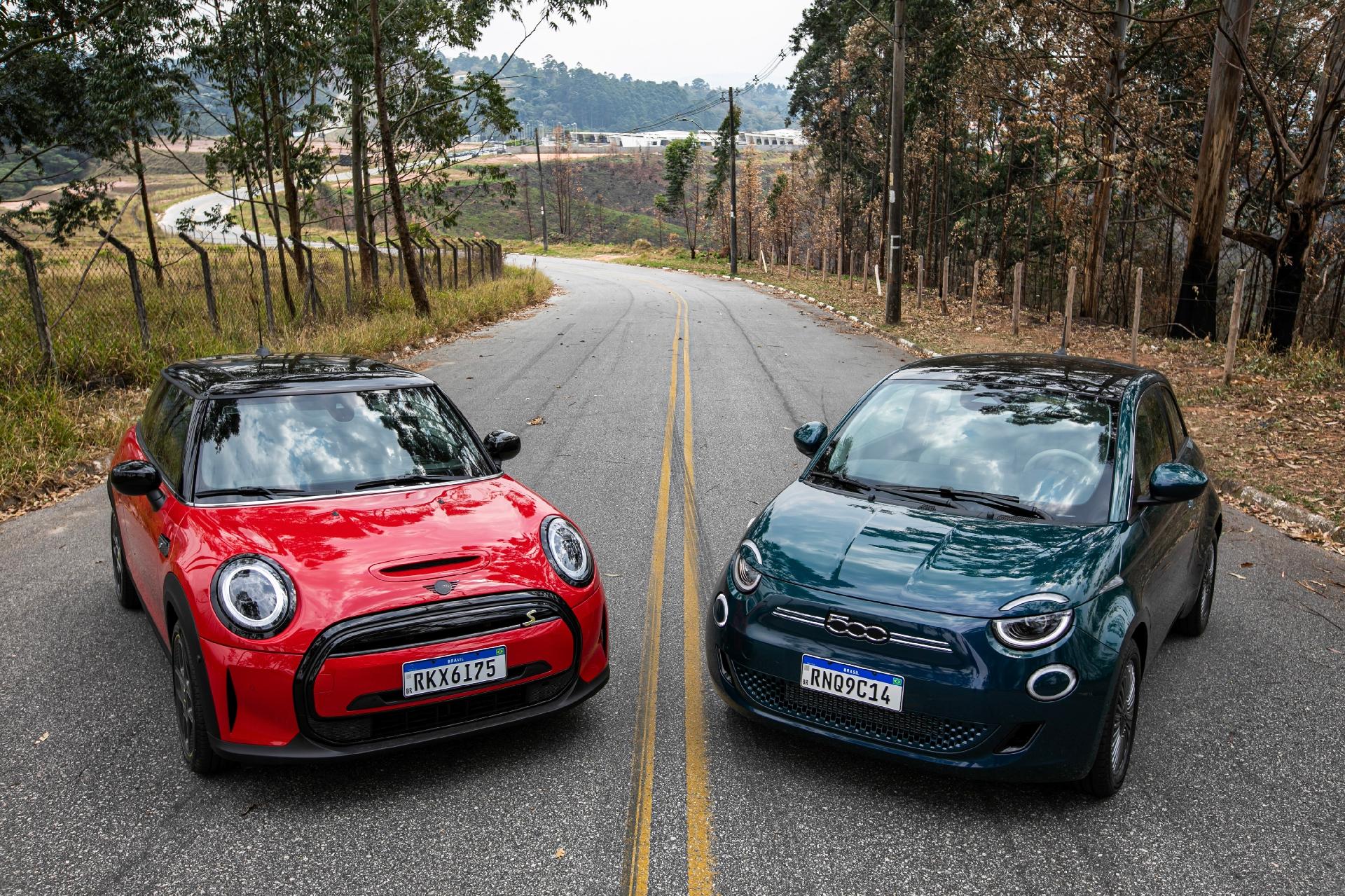 Fiat 500 e Mini Cooper: elétricos e retrôs a R$ 240 mil valem a pena?