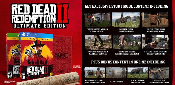 Rockstar apresenta Edições Especiais de "Red Dead Redemption 2" - 05/06 ...