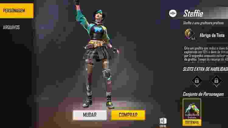 Free Fire: Conheça Steffie, nova personagem que é grafiteira profissa ...