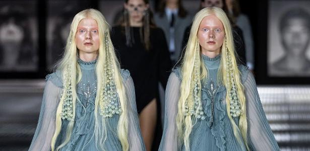 68 irmãos gêmeos e Gremlin: Gucci dá o que falar com desfile viral em ...