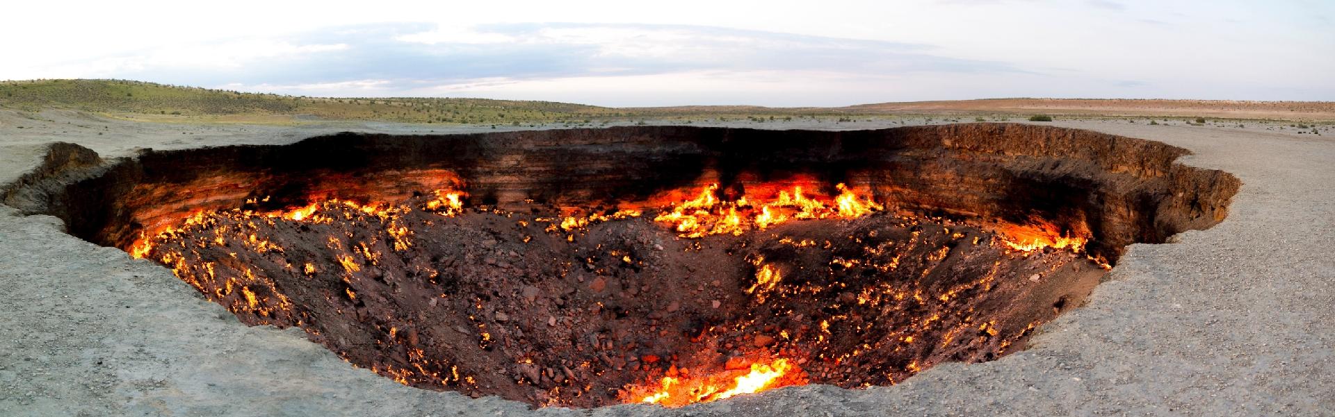 'Porta do Inferno': Cratera Darvaza, no Turcomenistão, será fechada