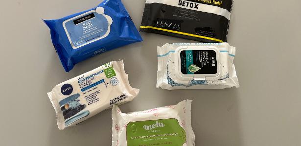 Testamos 6 marcas diferentes de lenço demaquilante; veja como foi